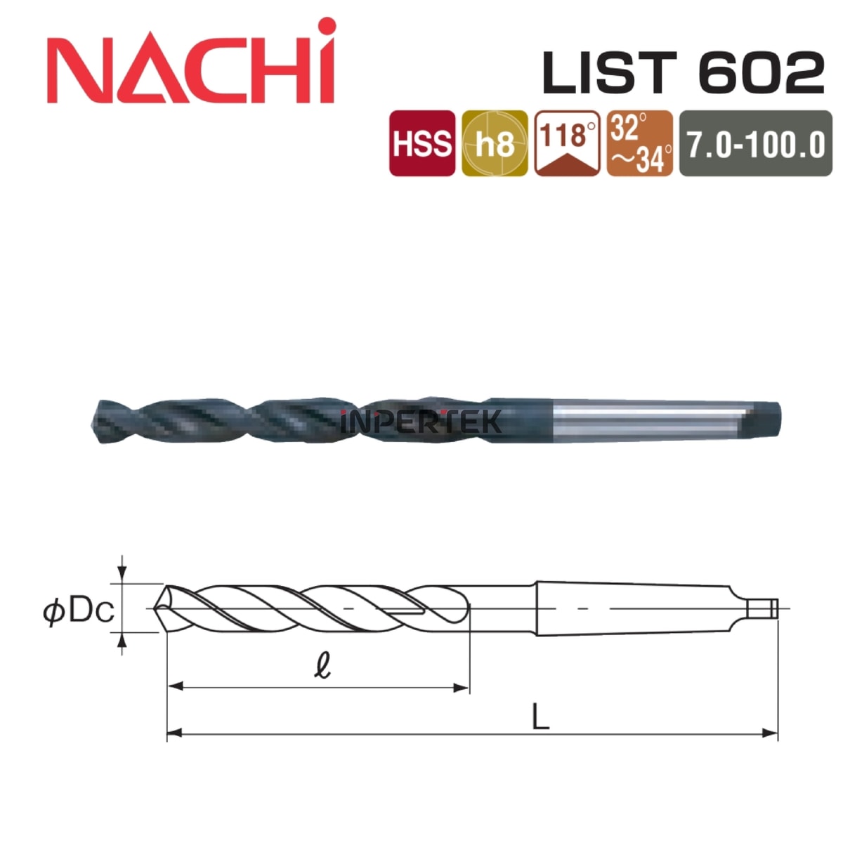 Mata Bor Taper NACHI HSS
