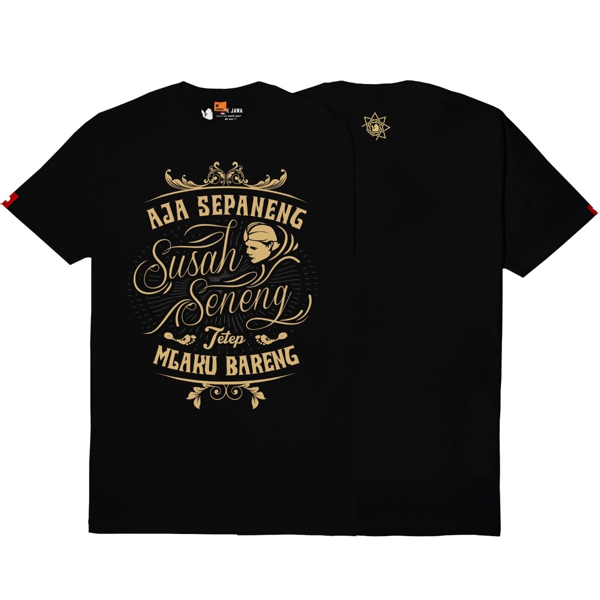 Kaos Bijak Jawa Aja Spaneng