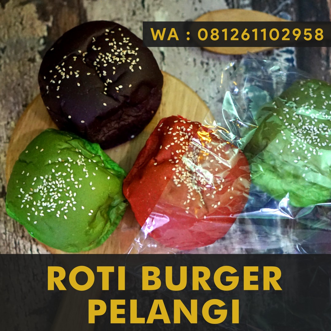 Supplier Roti Burger Warna Warni - Depot Kuliner Medan